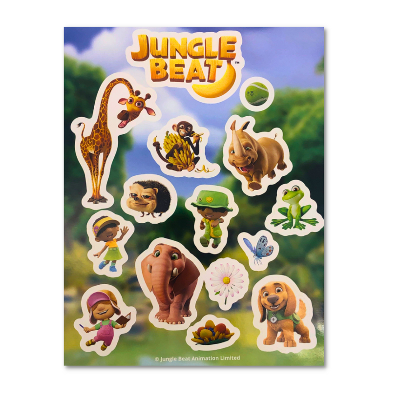 Jungle Beat Sticker Set – Angel Studios Gift Factory