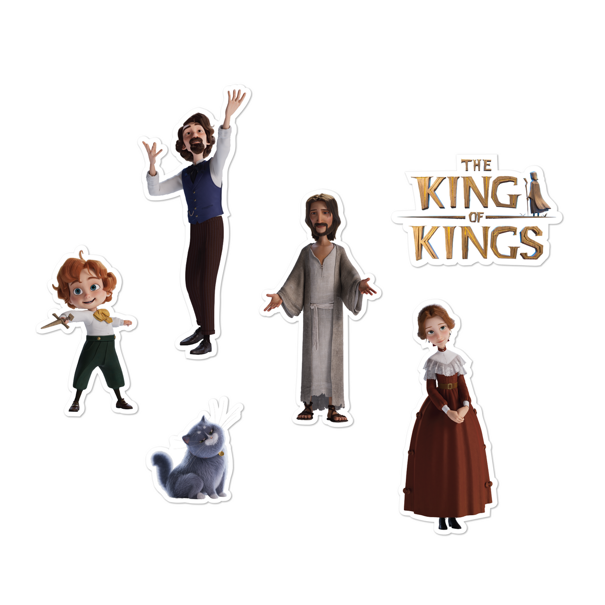 The King of Kings Sticker Pack – Angel Studios Gift Factory